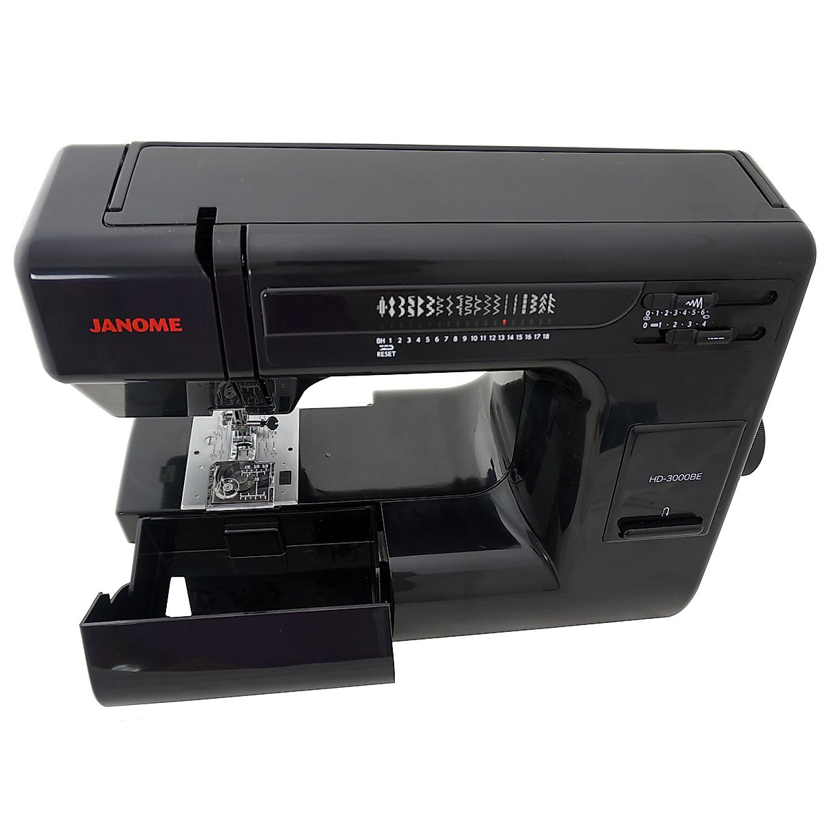 Janome HD 3000 BE Black Edition with Exclusive Bonus Bundle