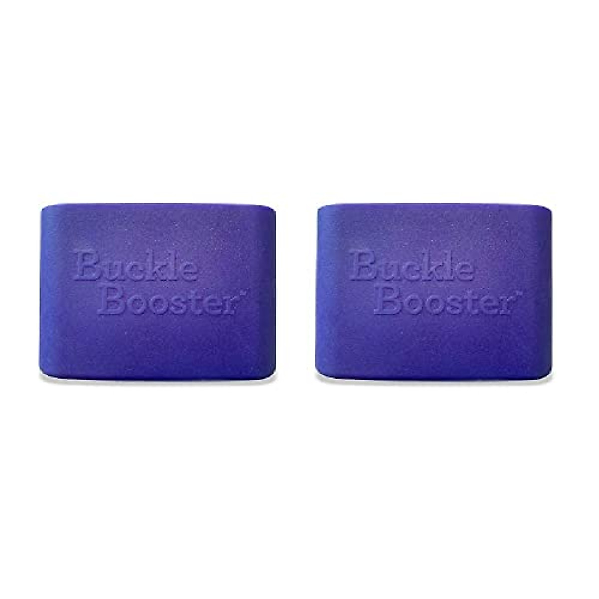 BPA Free Seat Belt Buckle Booster (2-Pack) - Raises Your Seat Belts for Easy Access - Makes Buried Seat Belt Receptacles Stand Upright for No-Hassle Buckling - Free Sticker Set Gift