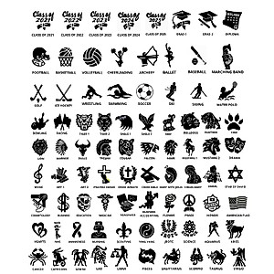 Customized Women’s High School and College Sterling Silver Class Ring – Classic Petite Collection - MEMENTOS JEWELRY (Sterling Silver Gold Plated)