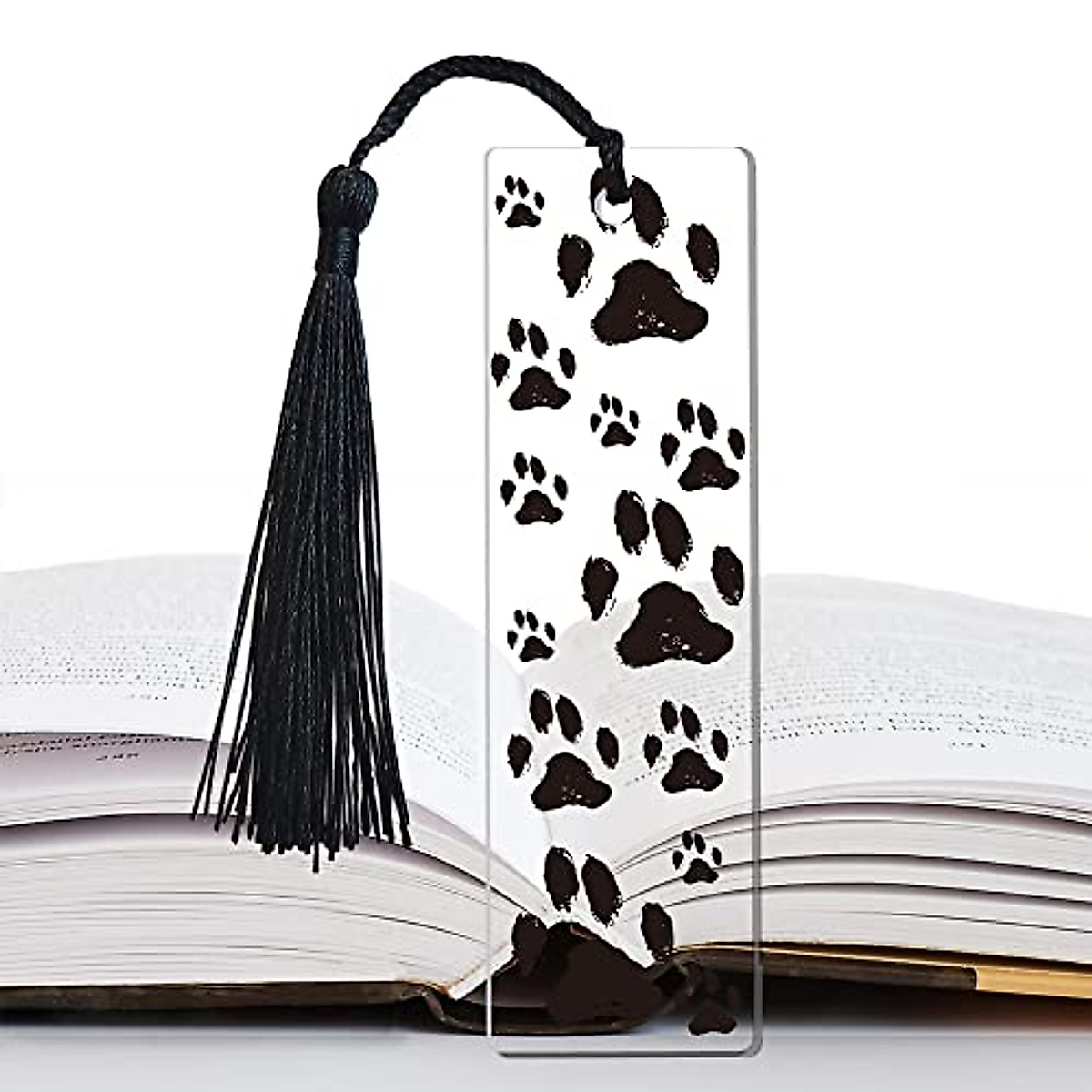 Cat Dog Paw Cat Dog Hand Inspirational Bookmark Gifts for Women Pets Lover Cat Owner Dog Owner Girl Sister Daughter Book Female Friend Sister Gifts Friendship Gifts