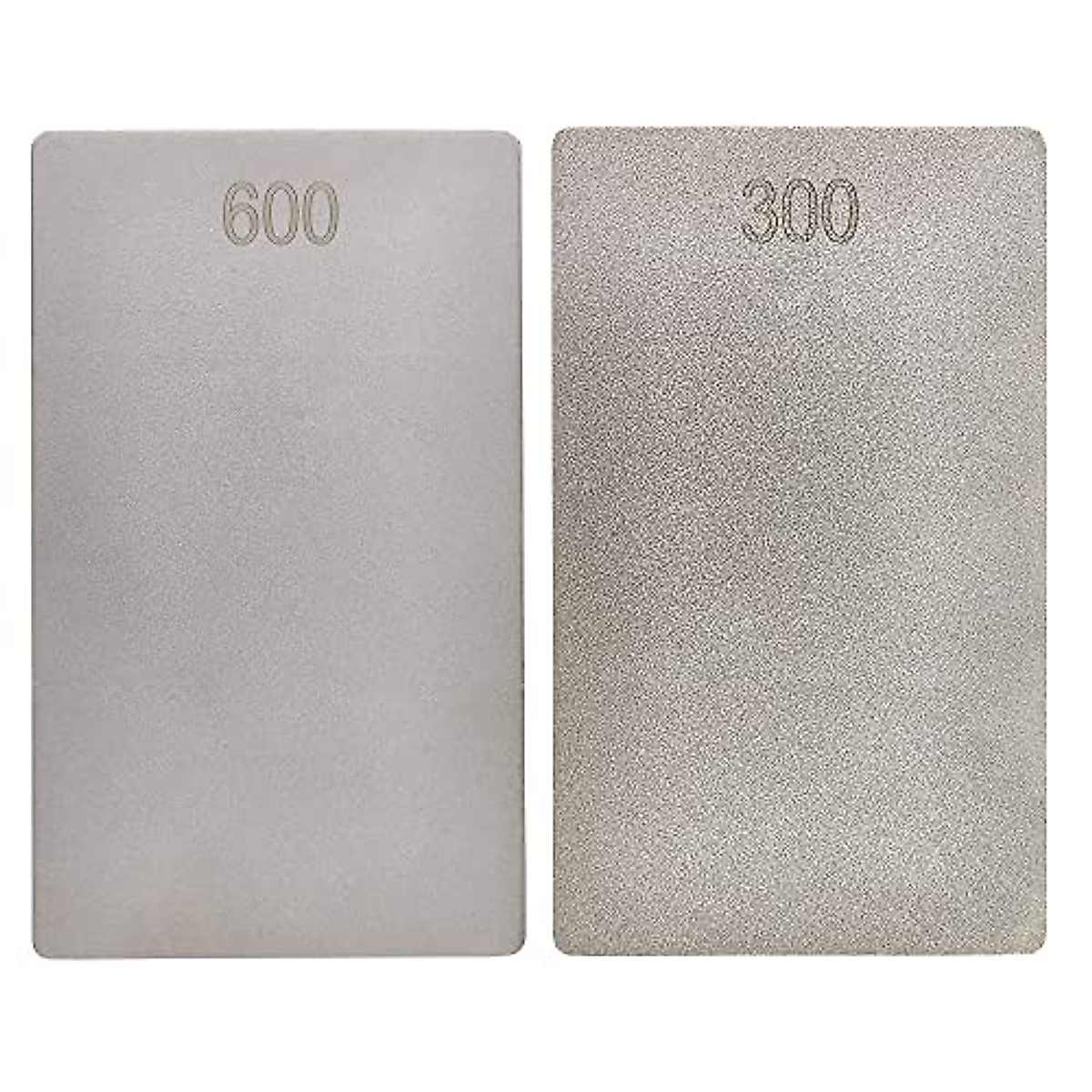 Trend 3-Inch Double-Sided Diamond Sharpening Stone, 300 & 600 Grit, Credit Card Sized Honing Stone with Storage Wallet, DWS/CC/FC