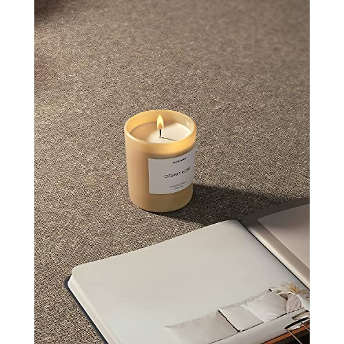 Bursera Scented Candle - Desert Rose, Tree Planted with Every Order, Natural Scented Soy Candle | 7.4oz Single Wick Candle | Slow Burning 45hr Burn Time, Aromatherapy Non Toxic Candles