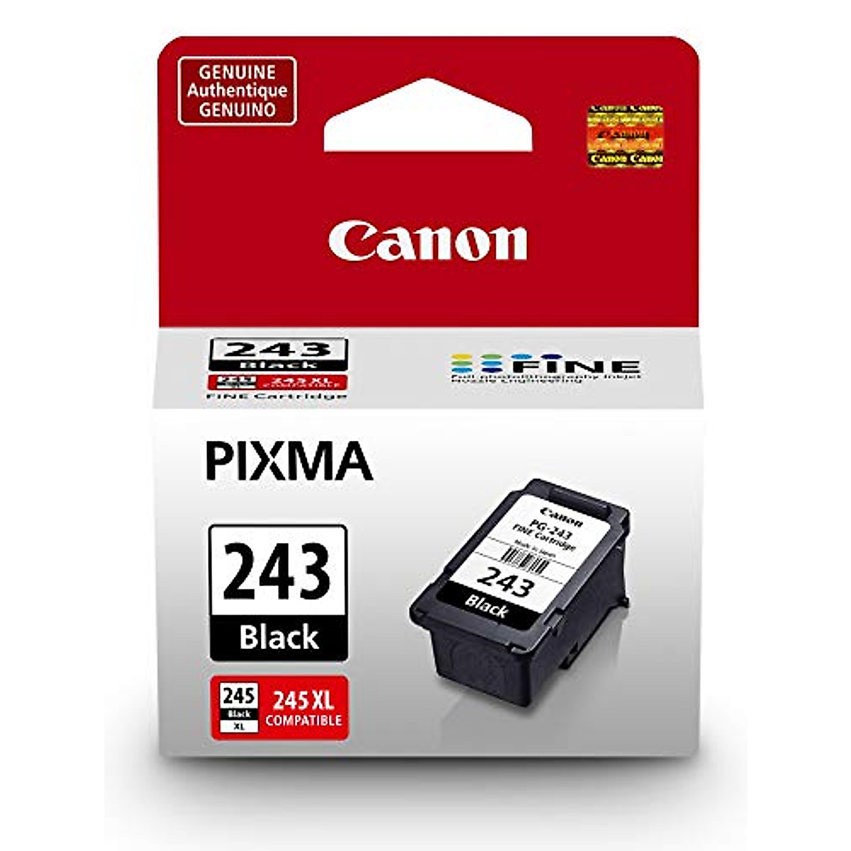 Canon PG-243 Black Ink Cartridge Compatible to iP2820 MX492, MG2420, MG2520, MG2920, MG2922, MG2924 MG3020, MG2525, TS3120, TS302, TS202 and TR4520 AND CL-244 Color Ink Cartridge