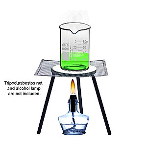 Glass Beakers Set Borosilicate Graduated Measuring Low Form Glass Beaker 4 Sizes 10ml 50ml 100ml 250ml