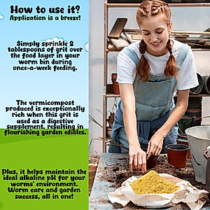 WWJD Worms Food for Worms - Mineral-Rich Worm Food, Boosts Composting Efficiency, Promotes Healthy Worms - Nutrient Blend Earthworm Chow for Nightcrawlers & Red Wigglers, 3 Pound