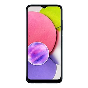 SAMSUNG Galaxy A03s Cell Phone, Factory Unlocked Android Smartphone, 32GB, Triple Lens Camera, Infinity Display Screen, Long Battery Life, Expandable Storage, US Version, Blue