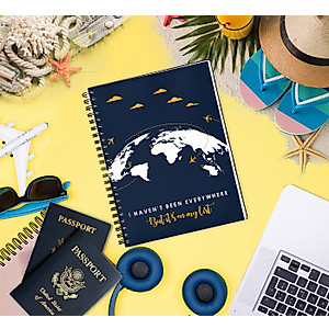 Travel Journal for Women- Vacation Planner- Travel Packing List- Travel Notebook with Budget Sheet, Diary, and Expense Tracker- Travel Journal for Couples-Vacation Journal- Summer Planner- Travel Gift