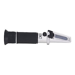 Brix Meter Refractometer, Handheld ATC 0‑32% Lightweight High Accuracy Sugar Refractometer Tester for Factory