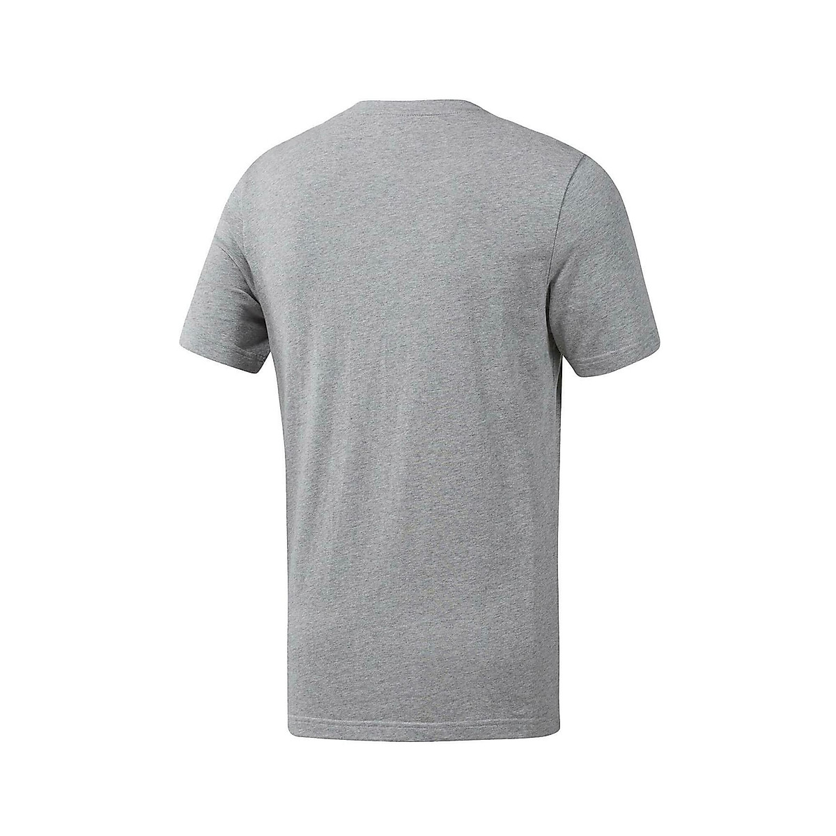 Reebok Men's Classics Logo Vector Tee, Medium Grey Heather/Black, X-Large