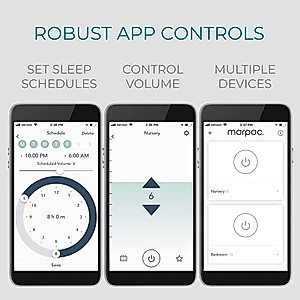 Yogasleep Dohm Connect (White) | White Noise Machine w/ App-Based Controls | Soothing Sounds from a Real Fan | Sleep Timer & Volume Control | Sleep Therapy, Office Privacy, Travel | For Adults & Baby