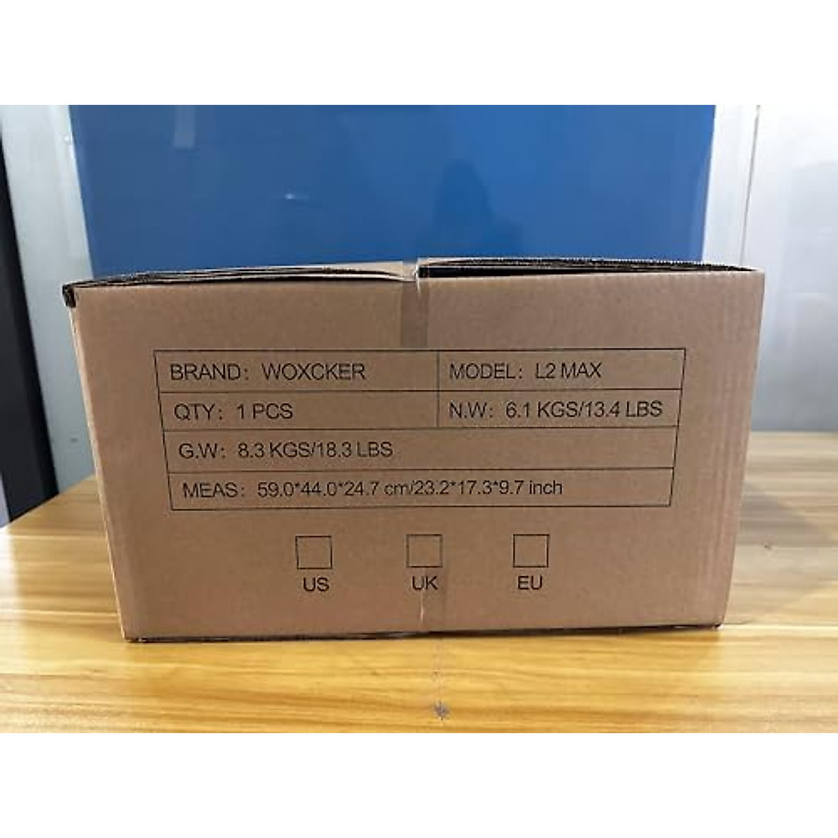 Laser Engraving Machine, Woxcker L2 MAX 5.5W Enclosure Laser Engraver, CNC Engraving Machine 0.01mm High Precision Laser Engraving and Cutting for Wood Metal Glass Suitable for Beginners