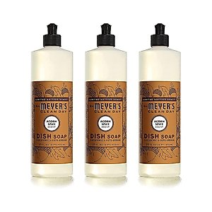 Mrs. Meyer's Liquid Dish Soap, Acorn Spice, 16 OZ (Pack - 3)