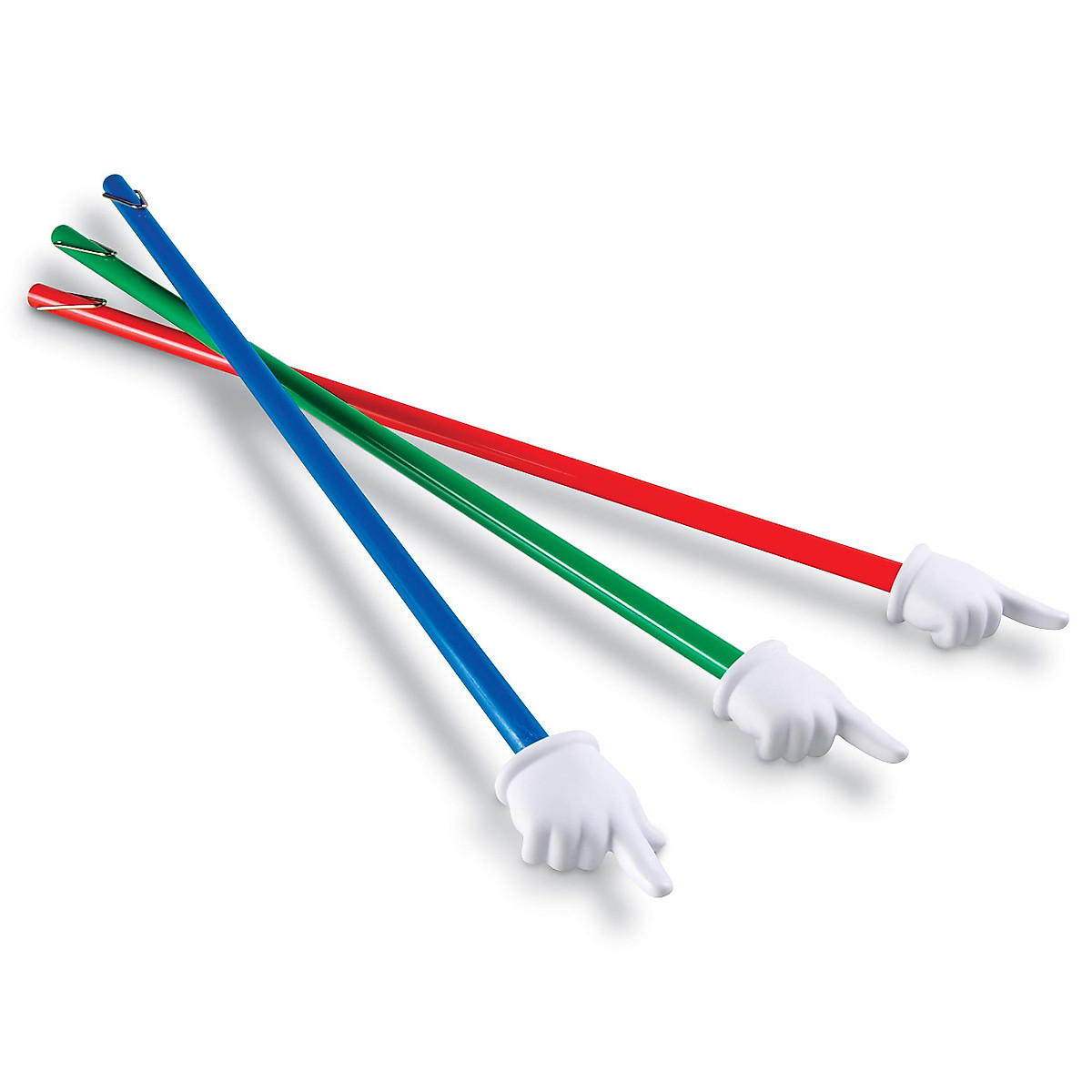 Learning Resources 24-Inch Hand Pointers, Whiteboards, Presentation, Classroom Accessories, Teacher Aids, Set of 3, Grades PreK+, Ages 3+