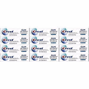 Crest Gum Detoxify Toothpaste, Deep Clean, Travel Size, 0.85 oz (24g) - Pack of 12