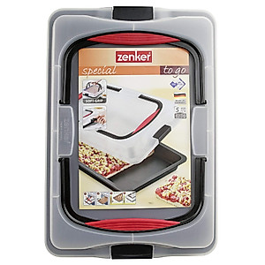 Zenker 3960 Baking Tray with Lid with Soft Handles
