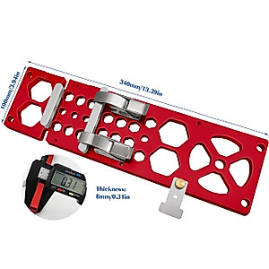 13.4inch Track Saw Guide Rail Square,90° Right Angle Track Saw Square - Compatible with Festool & Makita Guide Rail - Easy-Install Circular Saw Accessories for Precise Cuts(Upgraded)