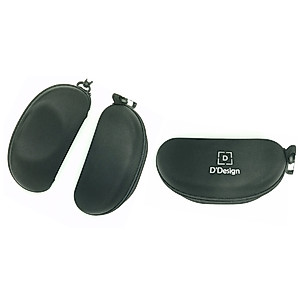 Polarized Sunglasses with Case - Unisex Sports Sunglasses (Black, Black)
