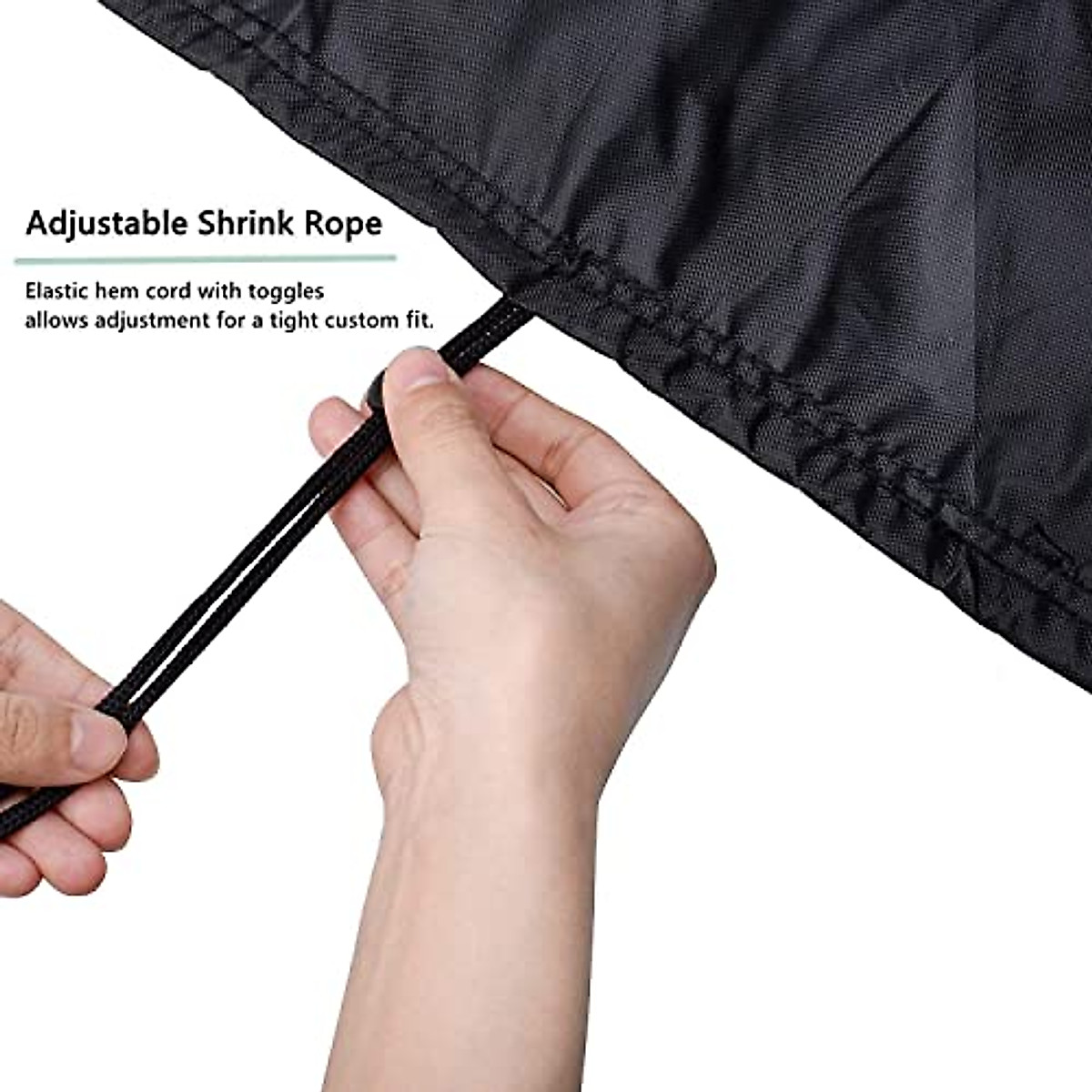 Fire Pit Cover Round 30" D x 12" H, Waterproof Outdoor Patio Fire Pit Table Cover, Full Coverage Firepit Cover - Dustproof Anti UV and Tear Resistant (Round)