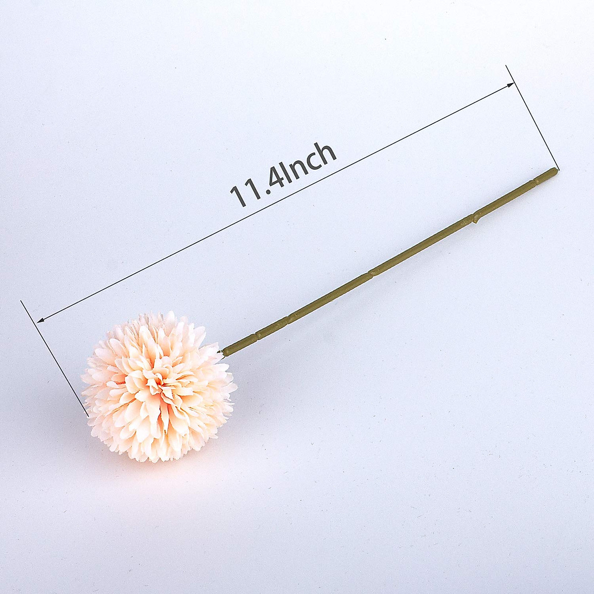 Grunyia Artificial Flowers, 10 Pcs Fake Silk Hydrangea Heads Bridal Wedding Bouquet Home Garden Party Table Centerpieces Decoration (Purple)