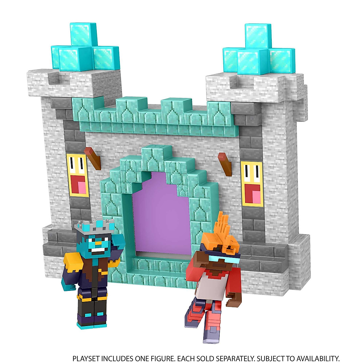 Mattel Minecraft Toys, Creator Series Palace Playset with Party Supreme Action Figure, Minecraft Game 3.25-inch figure, Plus Lights, Sounds and Music