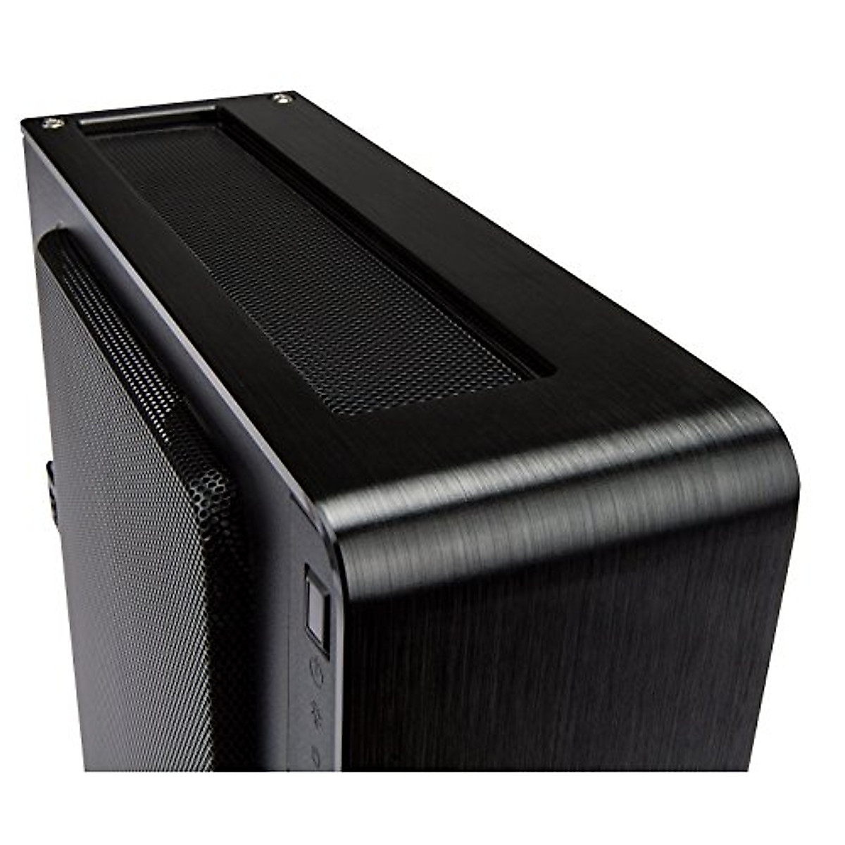 InWin Chopin SECC Mini-ITX Tower Case 150W Power Supply with 4 colors stickers inside, Black Aluminum