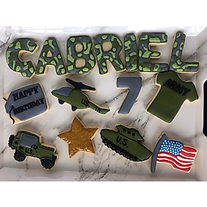 SUV Military/Off Road Truck Vehicle 4.25 Inch Cookie Cutter from The Cookie Cutter Shop – Tin Plated Steel Cookie Cutter – Made in the USA