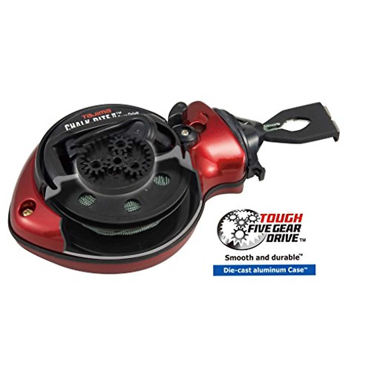 TAJIMA Chalk Line - Chalk-Rite II Chalk Box with Extra Bold 1mm Snap Line & Five Gear Quick Retrieval - CR201R-PR