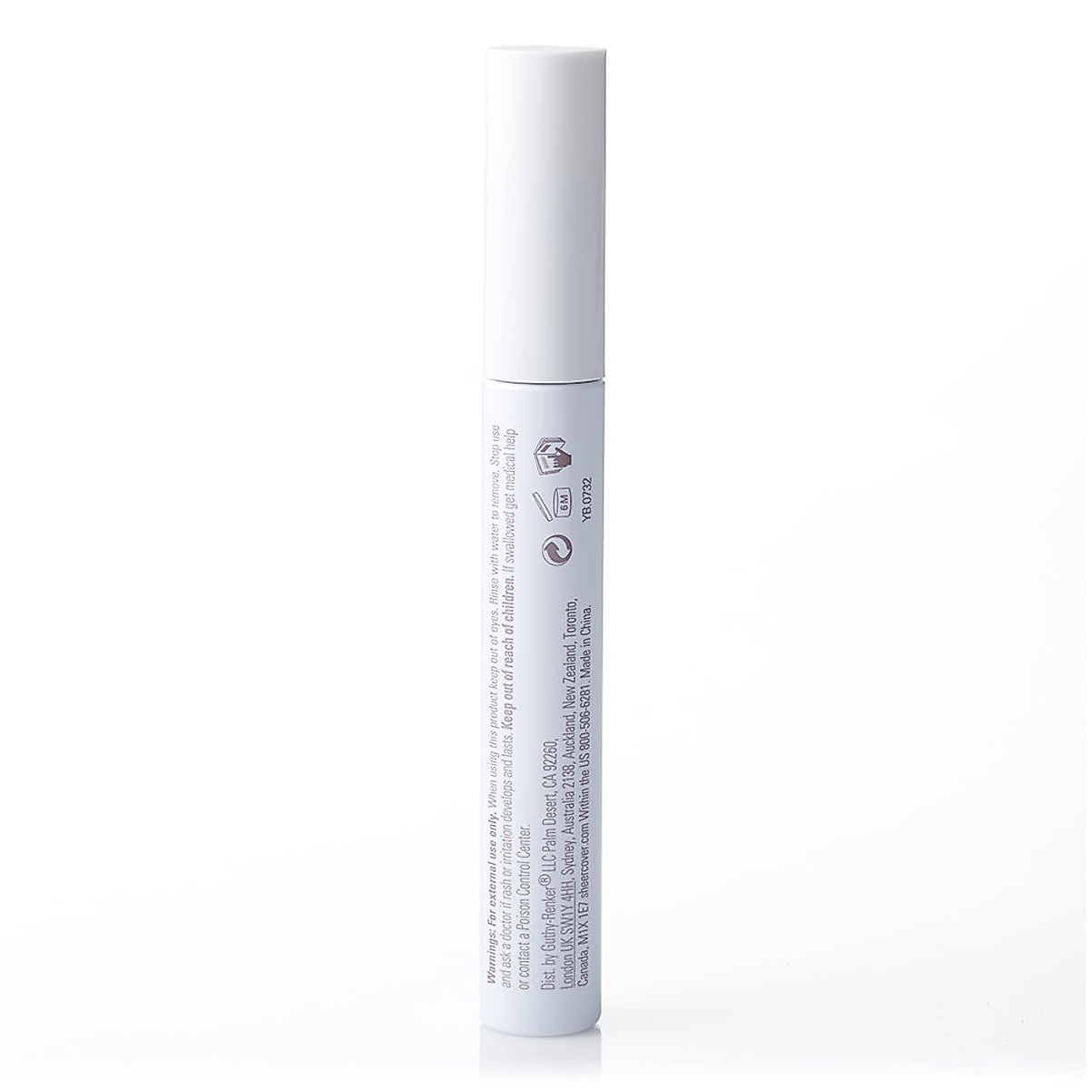 Sheer Cover – Volumizing Mascara & Lengthening Fibers Duo – Lengthening Black Mascara – Lash Extending Fibers –8.5 Milliliters