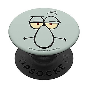 SpongeBob SquarePants Squidward Tentacles Big Face PopSockets PopGrip: Swappable Grip for Phones & Tablets