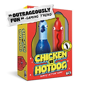 Big Potato Chicken vs Hotdog: The Ultimate Challenge Party Game for Flipping-Fun Families, Board Game for Game Nights