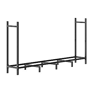 LIANTRAL Firewood Rack Outdoor 5.3Ft Heavy Duty Firewood Rack Stand Log Holder Fireplace Wood Storage Stacker Outside