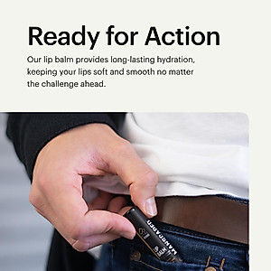 MANSCAPED® Moisturizing and Soothing Lip Balm, Infused with Vitamin E, Peppermint Oil, and Eucalyptus Oil for Chapped Lips, Matte Finish (3-Pack)