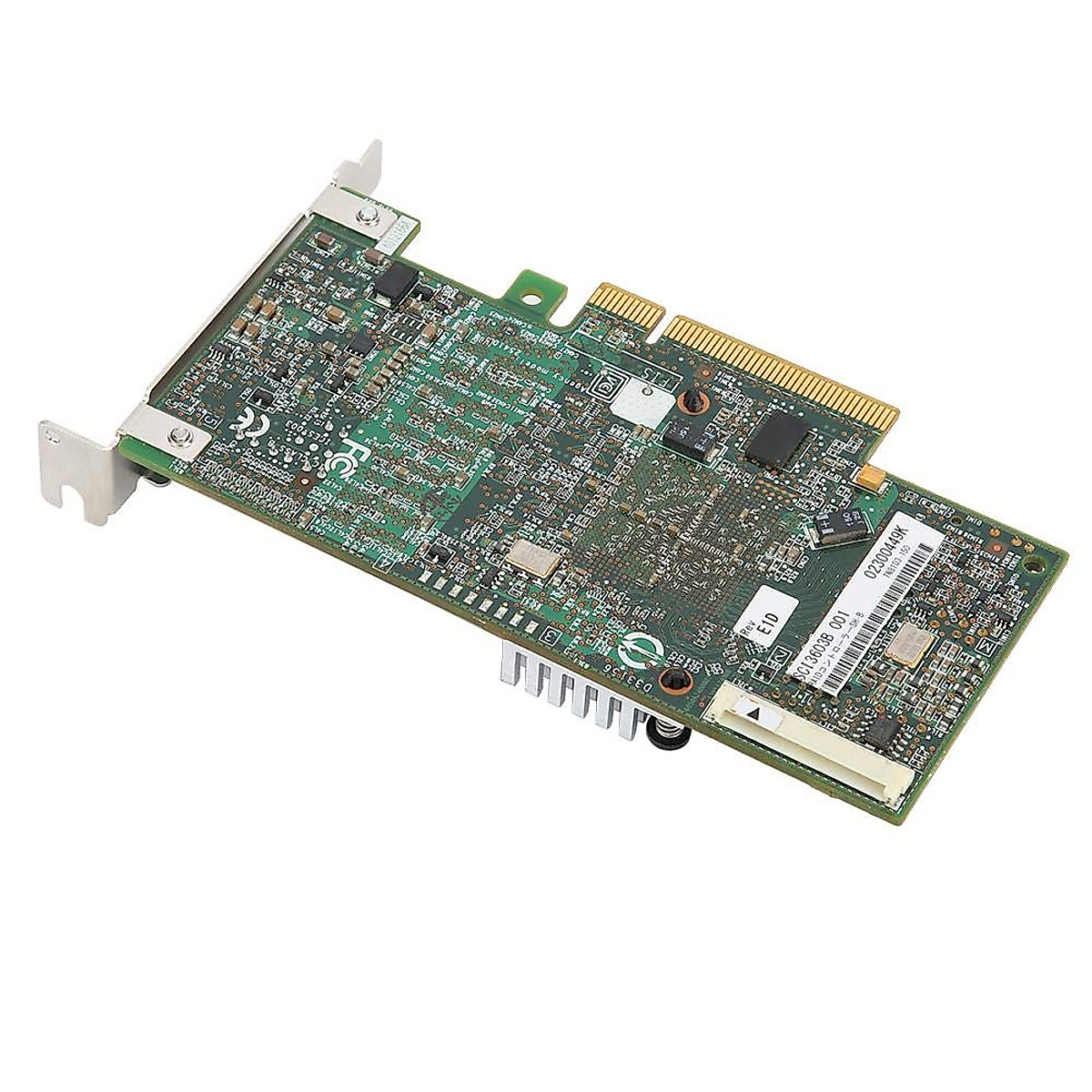 ASHATA SAS Controller Card, 8-Port SATA+SAS Ports Expansion Card, 9267-8i 2208 6Gb/s 512MB PCI-E 2.0 8Port SATA/SAS RAID0/1/10 Controller Card Low Baffle