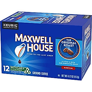 Maxwell House Original Medium Roast K-Cup Coffee Pods (12 Pods)