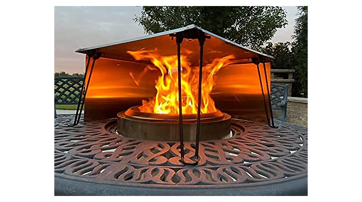 Heat Warden Premium Heat Deflector System with 3 Stainless Steel Sides ...