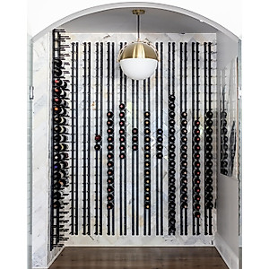 Ultra Wine Racks Cork Out Wall Mounted Wine Racks (4 Foot, Matte Black)