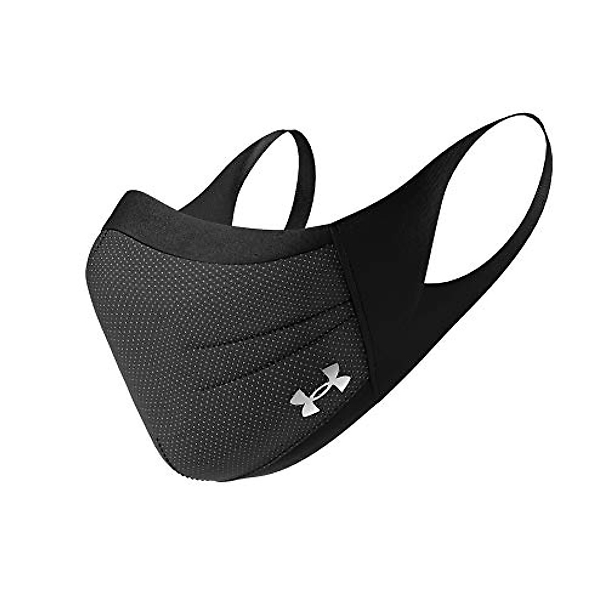 Under Armour Adult Sports Mask , Black (002)/Silver Chrome, Small/Medium
