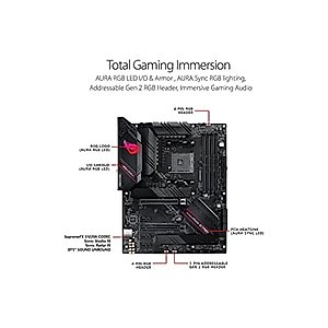 Micro Center AMD Ryzen 7 5800X 8-core 16-Thread Unlocked Desktop CPU Processor Bundle with Asus ROG Strix B550-F Gaming WiFi II AMD AM4 ATX Gaming Motherboard (PCIe 4.0, WiFi 6E, 2.5Gb LAN)