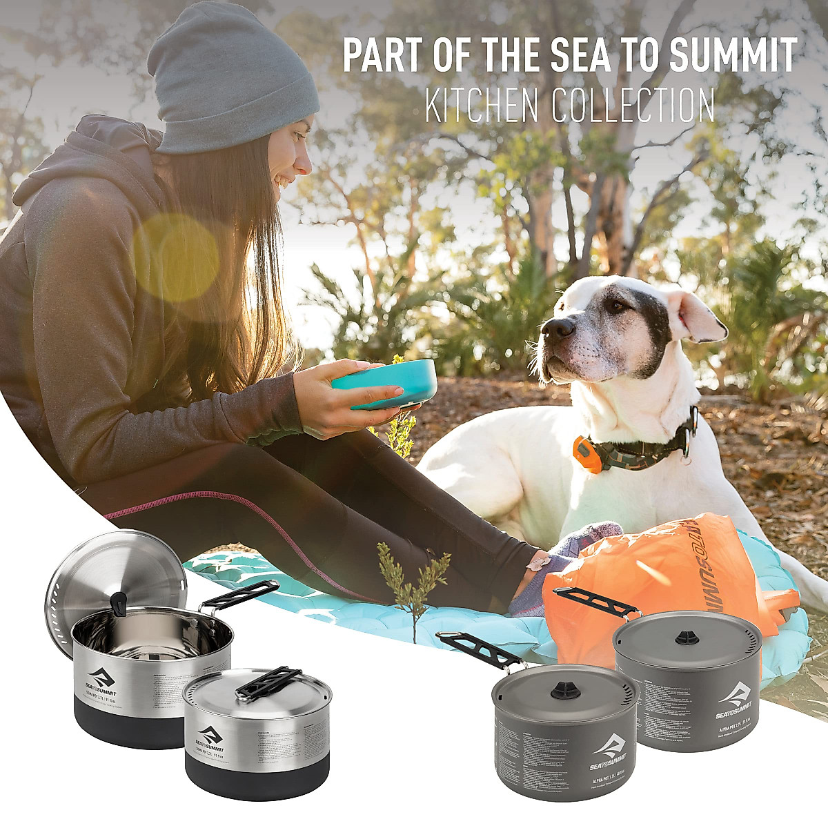 Sea to Summit Delta Light 4-Person Camp Dinnerware Set