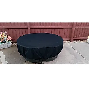 StorMaster Waterproof Stock Tank Cover for 100 Gallon Rubbermaid Stock Water Tank Pool Pond Cover Ice Hot Bath Tub Cover Oval