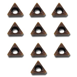 Mini Pneumatic Chamfering Machine,Chamfering Tool for Metal,28000rpm C0-C1 Handheld 45 Degree Arc Air Beveling Machine for Trimming,Chamfer Deburring (Carbide Triangle Inserts-10Pcs)