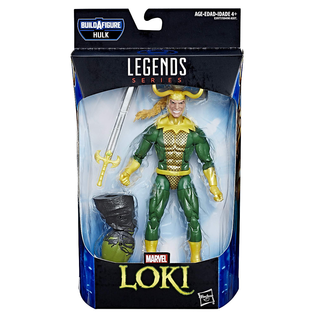 Marvel Legends Series Loki 6' Collectible Marvel Comics Action Figure Toy for Ages 6 & Up with Accessory & Build-A-Figurepiece