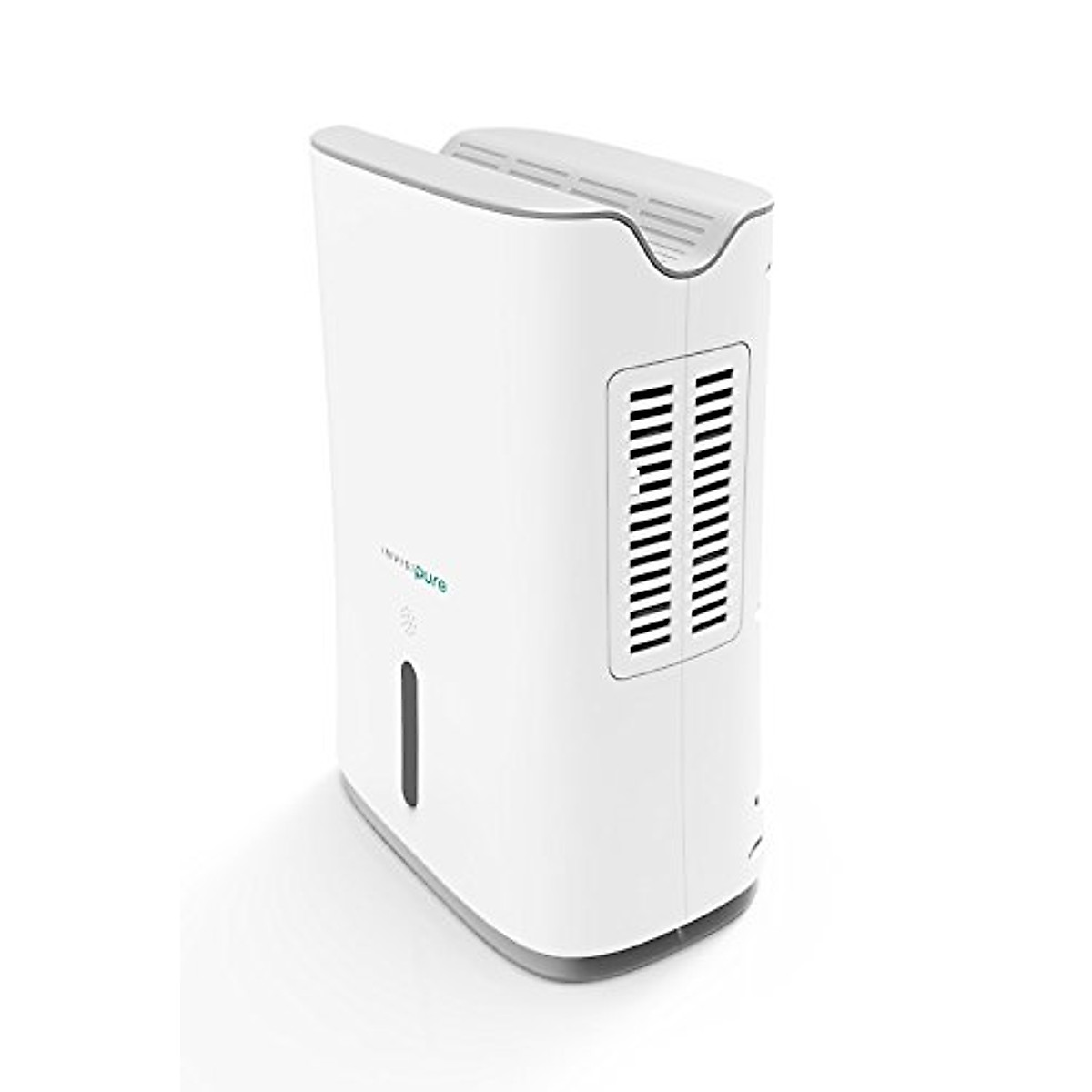 InvisiPure Hydrowave Dehumidifier - Small Compact Portable Dehumidifier for Home, RV, Bathroom, Closet, Bedroom, Small Room, Basement, Boat, Mold - Continuous Drain Hose Ready - Quiet Electric Peltier