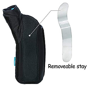 Ossur Formfit Thumb Spica Wrist Brace for DeQuervain’s Tendonitis, Arthritis, Gamekeeper’s Thumb | Features Removable Aluminum Stays, Contact Closure Straps | Breathable Material | (Right, Small)