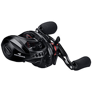 KastKing MegaJaws Baitcasting Reel,7.2:1 Gear Ratio,Left Handed Fishing Reel,New Compact Design,Blacktip