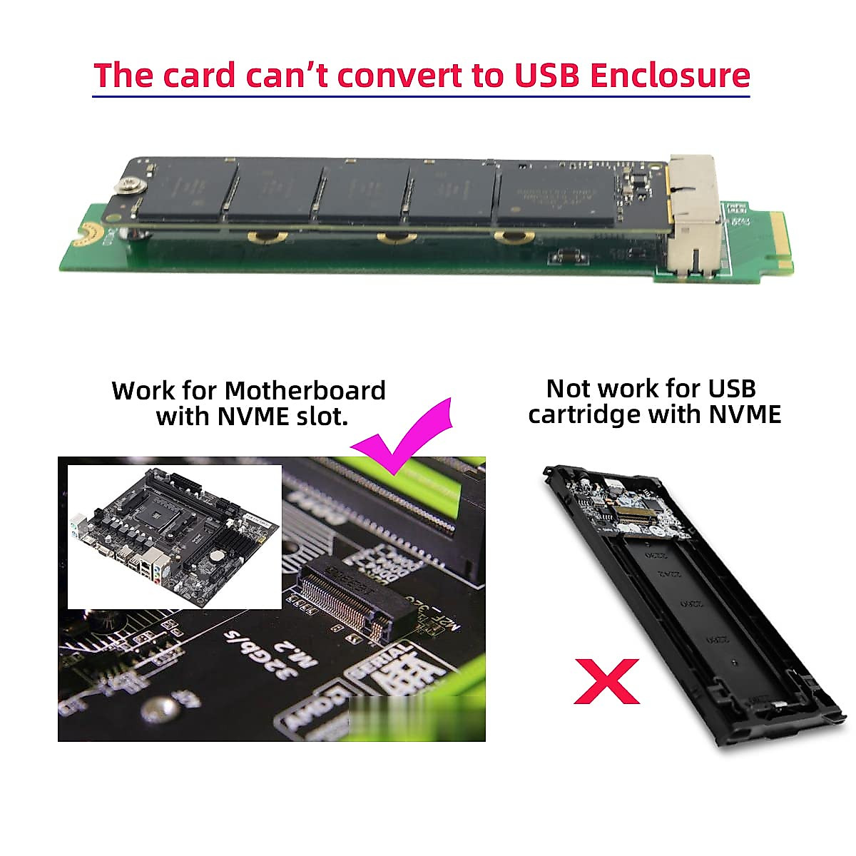 cablecc 12+16Pin SSD to NVME M.2 NGFF M-Key for 2013 2014 2015 2016 2017 MacBook SSD