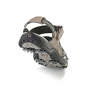 FootJoy Women's Golf Sandals Shoes, tan/Light Grey, 9