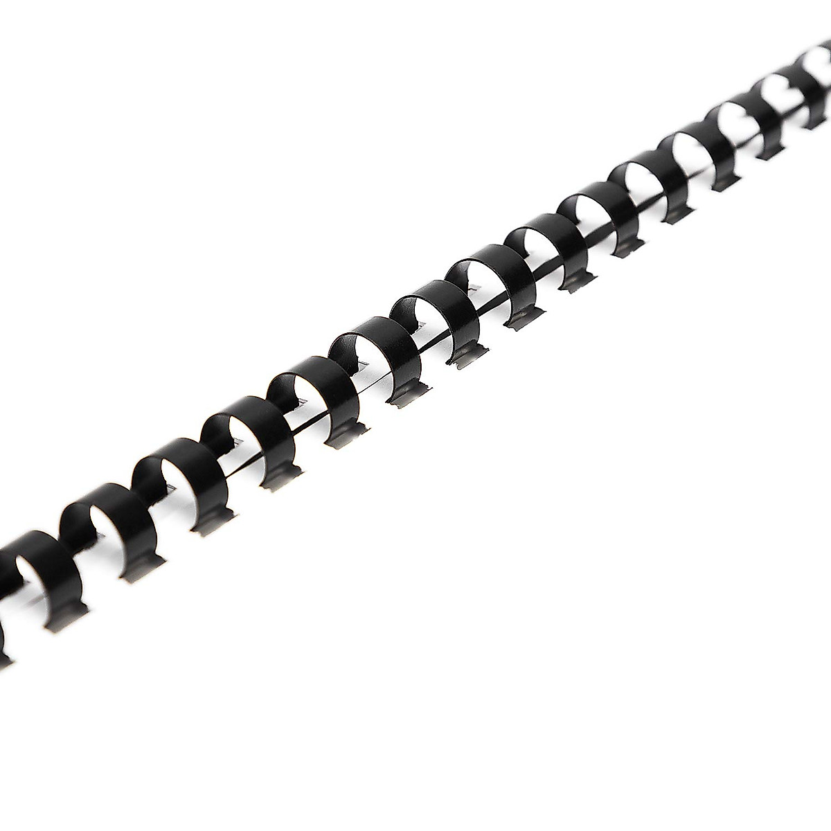 Amazon Basics Plastic Binding Comb, 100 Pcs/Box,19-Holes, 3/8 in (10 mm), 60 Sheets