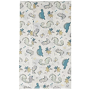 Dino Safari 4 Pack Flannel Burp Cloth Set