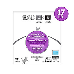 Purina Tidy Cats Low Dust, Multi Cat, Clumping Cat Litter, LightWeight Glade Clean Blossoms - 17 lb. Box